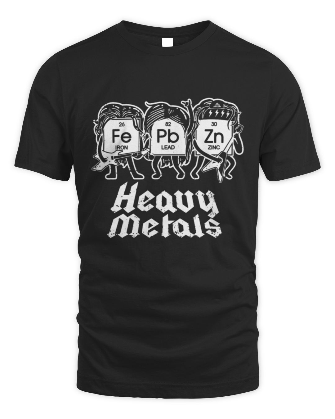 Heavy metals chemistry science t shirts