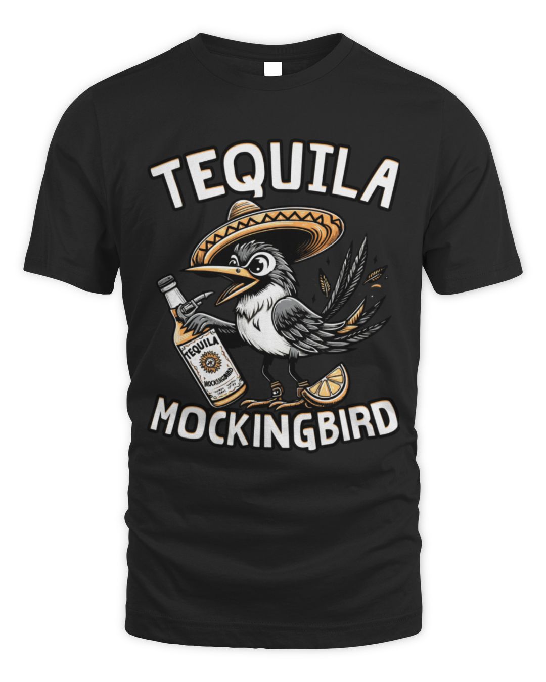 Mexican Tequila Mockingbird Pun Humor Fiesta Party