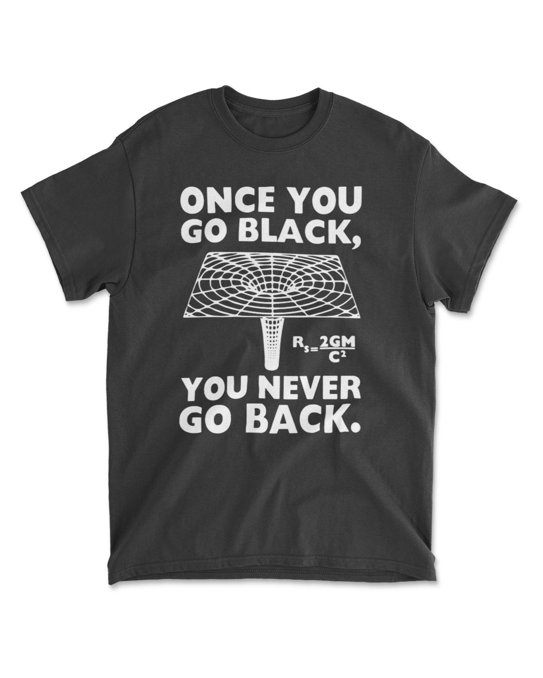 Once You Go Black You Never Go Back Funny T-Shirt